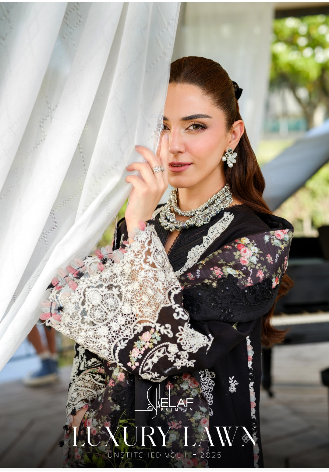 Elaf Luxury Lawn/ Premium Pakistani Lawn Suits- Awwal Boutique