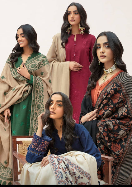 Winter Pakistani Suits/Sale on Winter Suits - Awwal Boutique ...