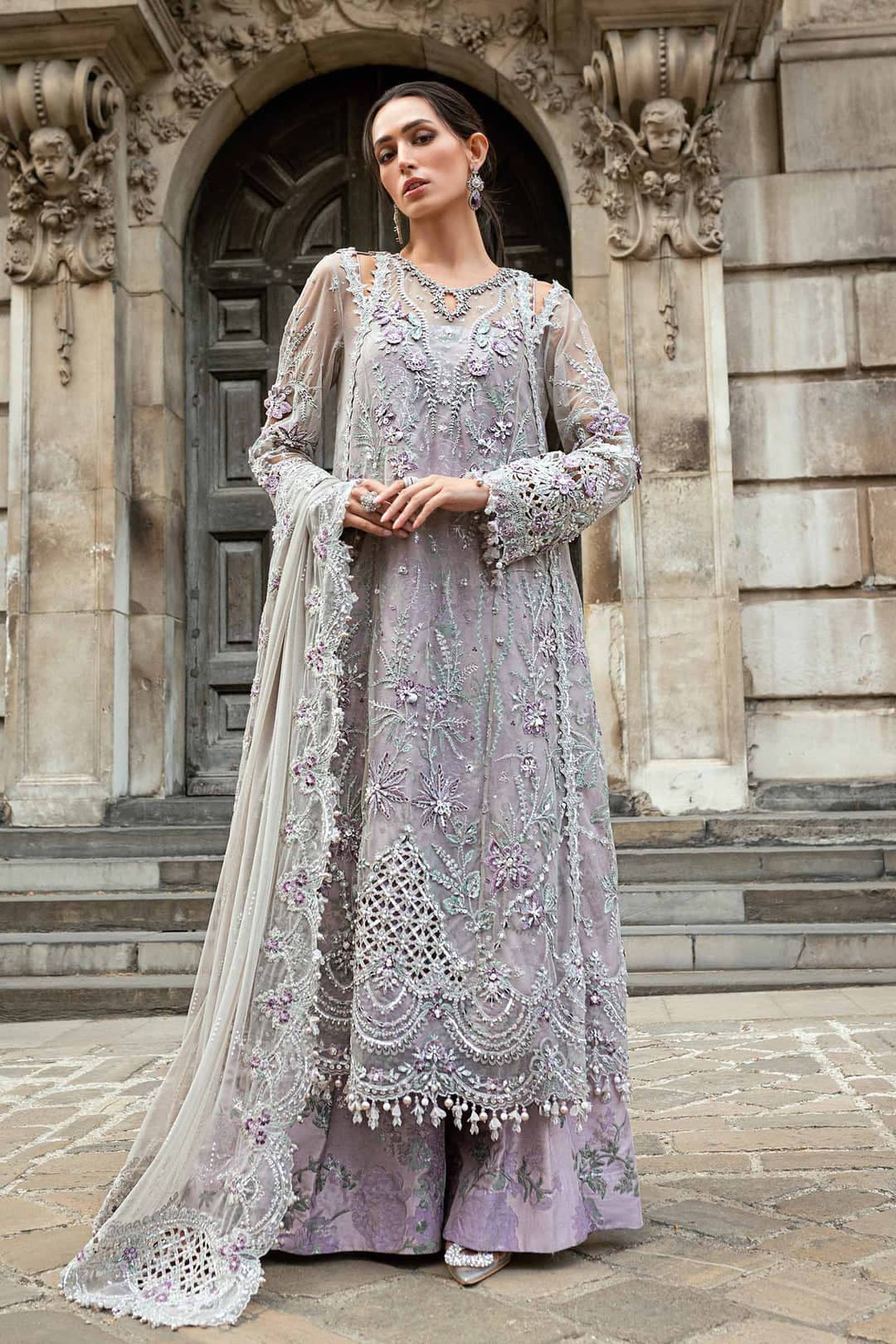 Maria B Soiree Chiffon 25 Collection-Awwal Boutique
