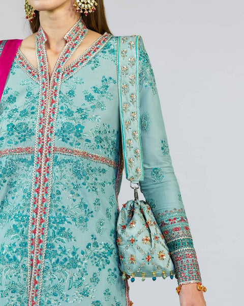 Hussain Rehar Luxury Lawn 23 - Awwal Boutique – AWWALBOUTIQUE