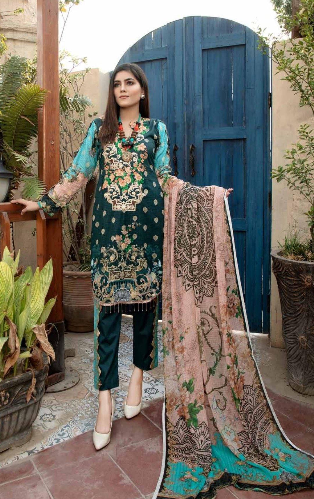 Afreen Lawn by Riaz Arts/RA 60-Awwal Boutique